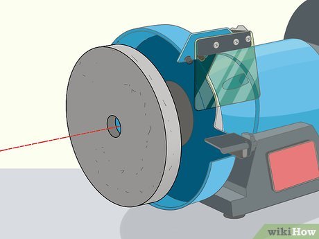 How to Adjust an Abrasive Stone on a Bench Grinder