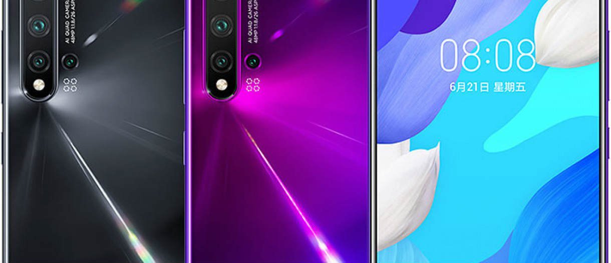 Huawei Nova 6 revealed renderings