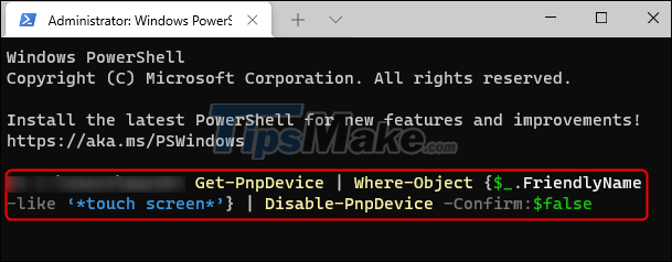 How to disable touch screen in Windows 11