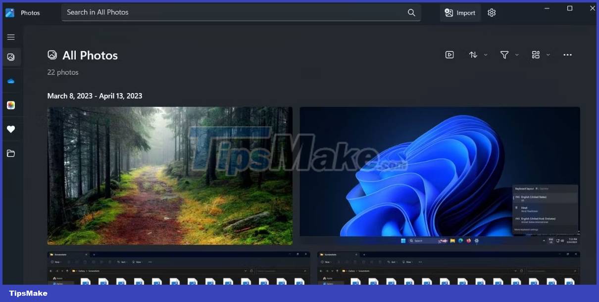 How to use the Slideshow and Spot Fix features in the Photos
