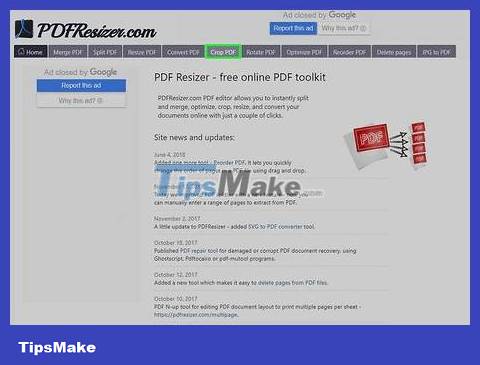How to Crop Pages in a PDF Document