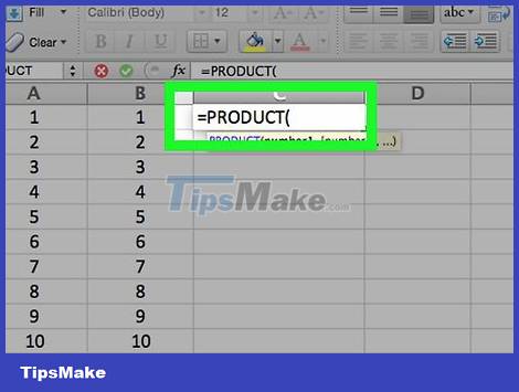 How to Multiply in Excel - TipsMake.com