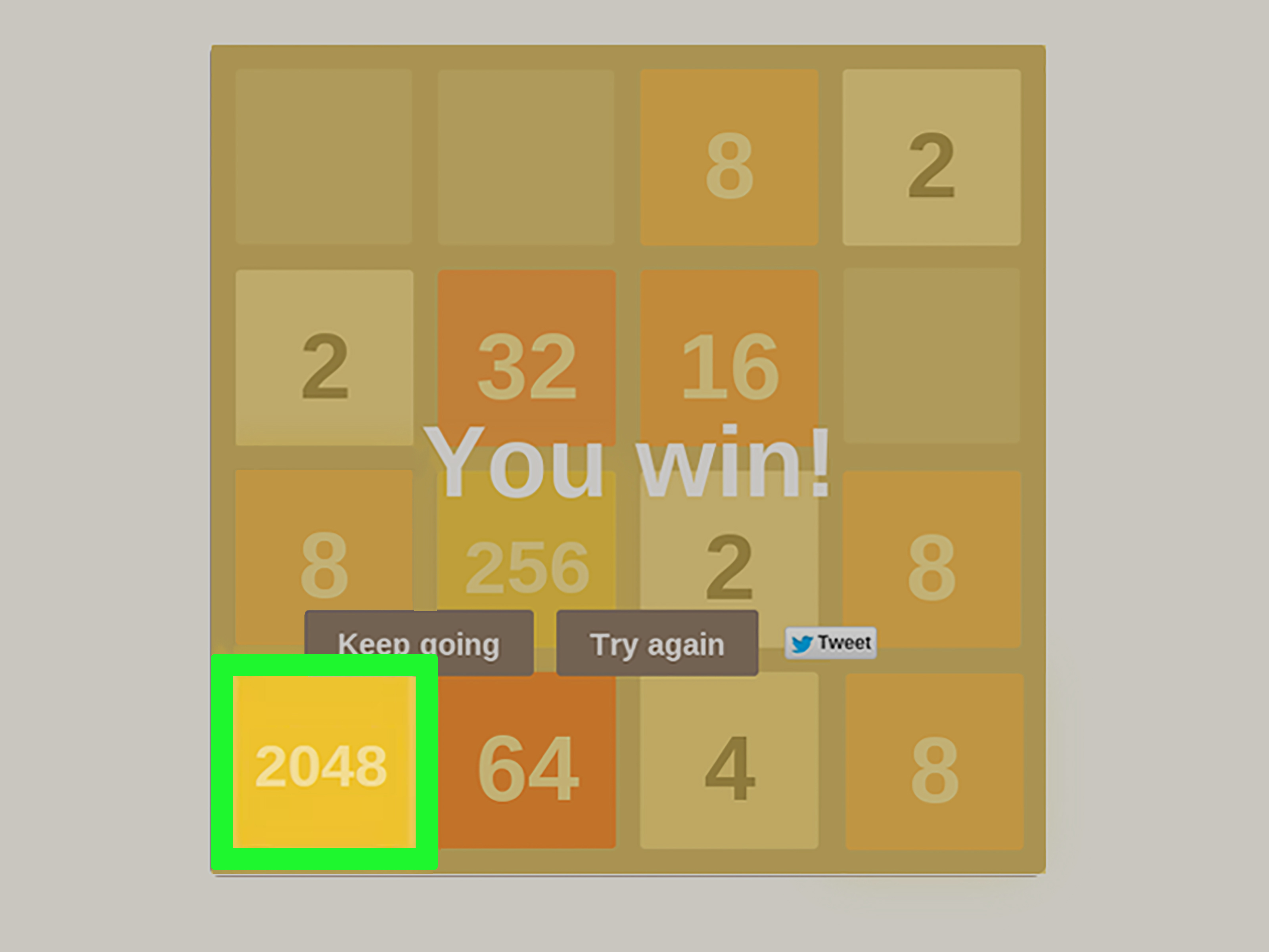 How To Clear 2048 Game
