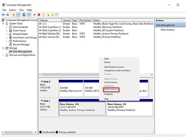 Cannot Delete Volume drive D, what is the reason? - TipsMake.com Cannot Delete Volume drive D, what is the reason? - TipsMake.com