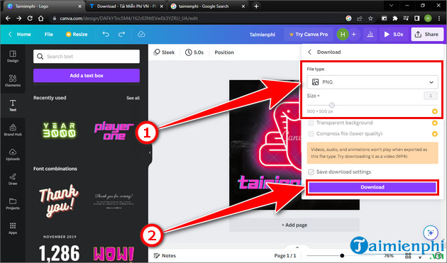 How to create a beautiful free name logo, very simple