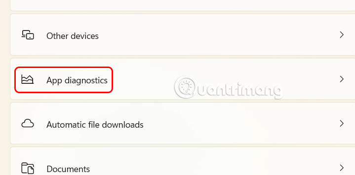 How to Turn Off Application Diagnostics on Windows 11 - TipsMake.com How to Turn Off Application Diagnostics on Windows 11 - TipsMake.com