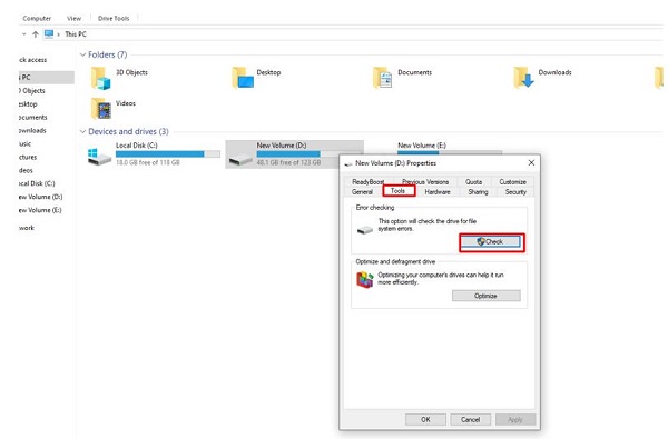 What is the condition of the computer being fixed D? - TipsMake.com