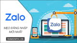 How to log in to Zalo on computer, phone, Zalo Web